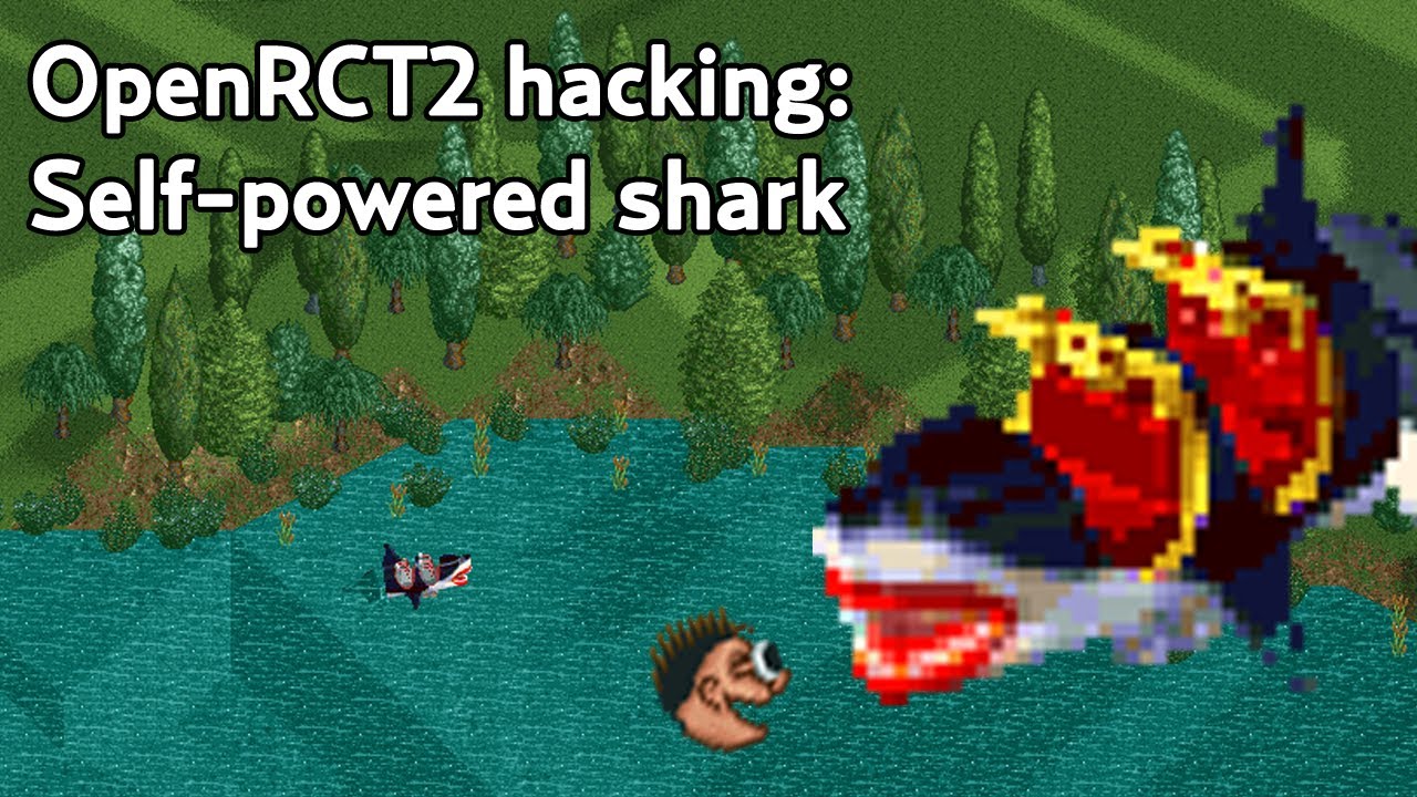 Self-powered shark | OpenRCT2 hacking