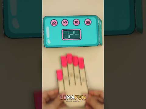 DIY Nail Salon Kit #papercraft