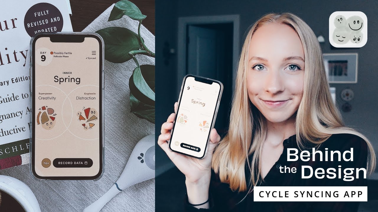 Cycle Syncing app designed in Adobe Xd | Behind the Design | Featured on Behance