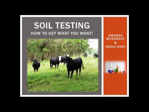 Soil testing: how to get what you want