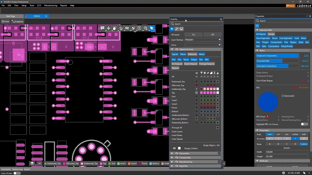 OrCAD X - Easily Customizable Workspace