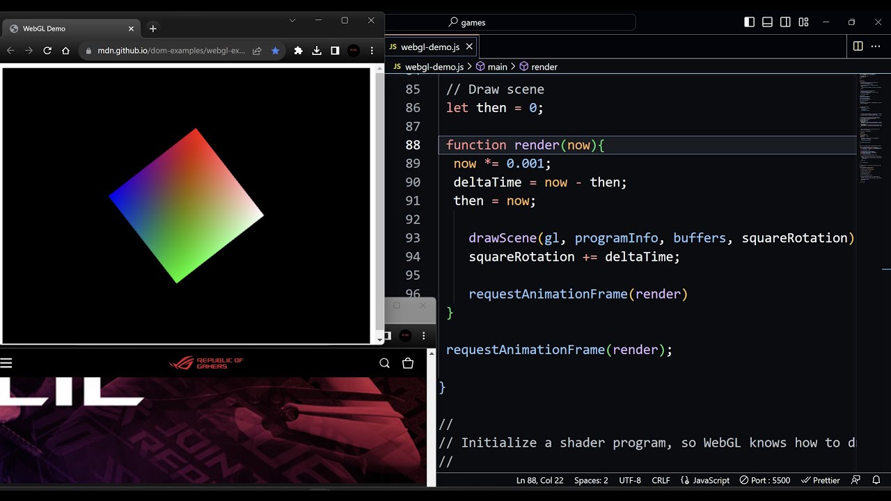 Animating objects with WebGL - WebGL.