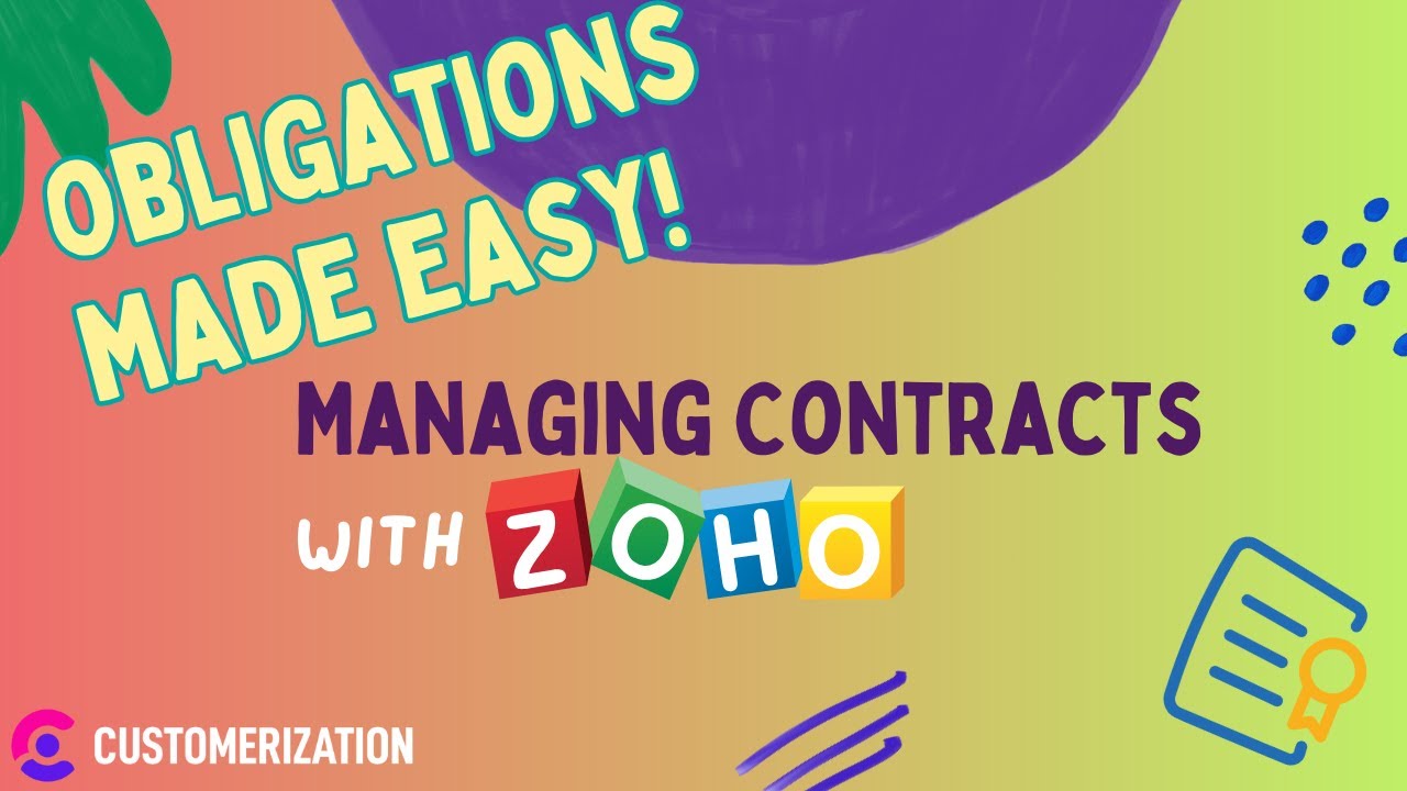 Obligations Made Easy | Managing Contracts with Zoho