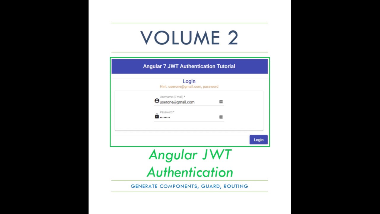 Angular Authentication - Angular 7 Tutorial  Vol  2  -  Angular, Java, MongoDB