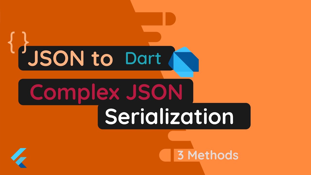 @flutterdev - Complex JSON Serialization in Dart | 3 Methods | JSON to Dart/Flutter