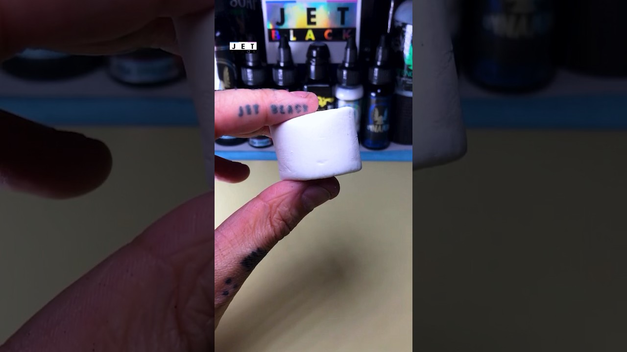 Does It Tattoo, Marshmallow #tattoo #practice #jetblacktattoos