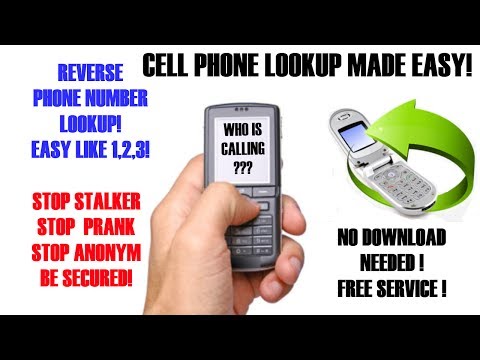 PHONE NUMBER LOOKUP made easy! How to do a reverse cell phone lookup in 2 minutes