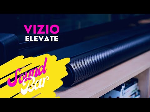 VIZIO Elevate Sound Bar for TV, Home Theater Surround Sound System for TV with Subwoofer & Bluetooth