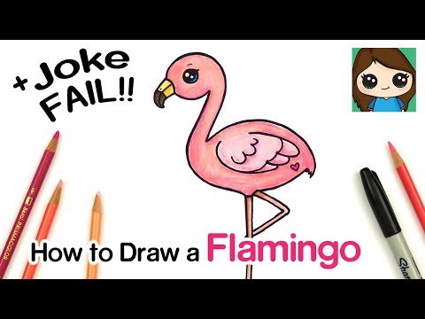 How to Draw a Flamingo