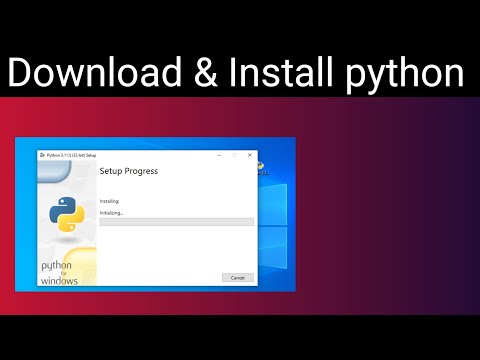 Download & Install python - Pip Install - Install python cmd