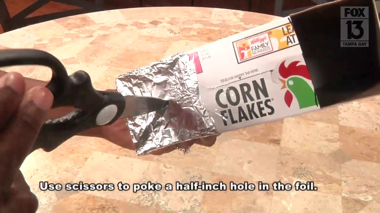 No glasses? Build your own eclipse-viewing box