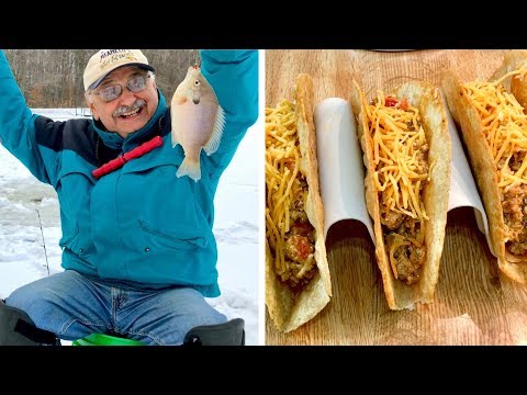 Ice Fishing for Low Carb Chipotle Fish Tacos