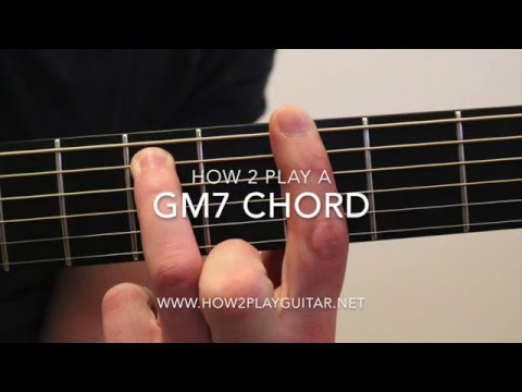 How to play a Gm7 chord on guitar