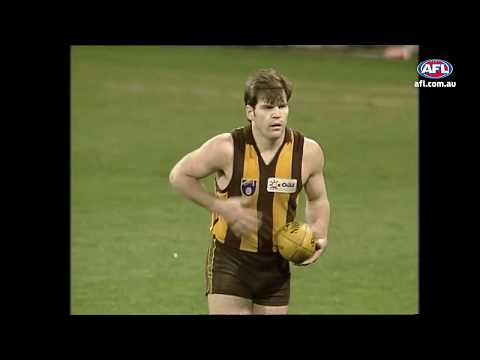 Dunstall and Platten football poetry | Kangaroos v Hawks, 1993 | AAMI Classic Last Two Mins | AFL