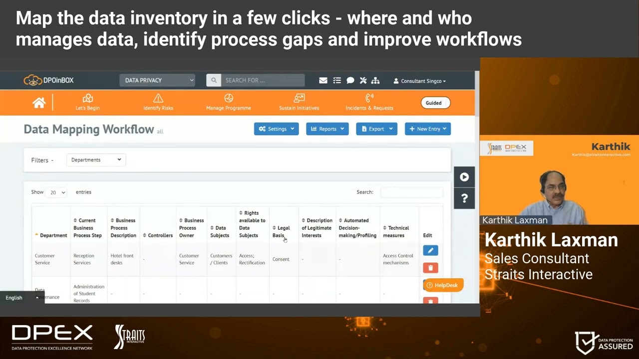 DPOinBOX Academy - Map the data inventory in a few clicks!