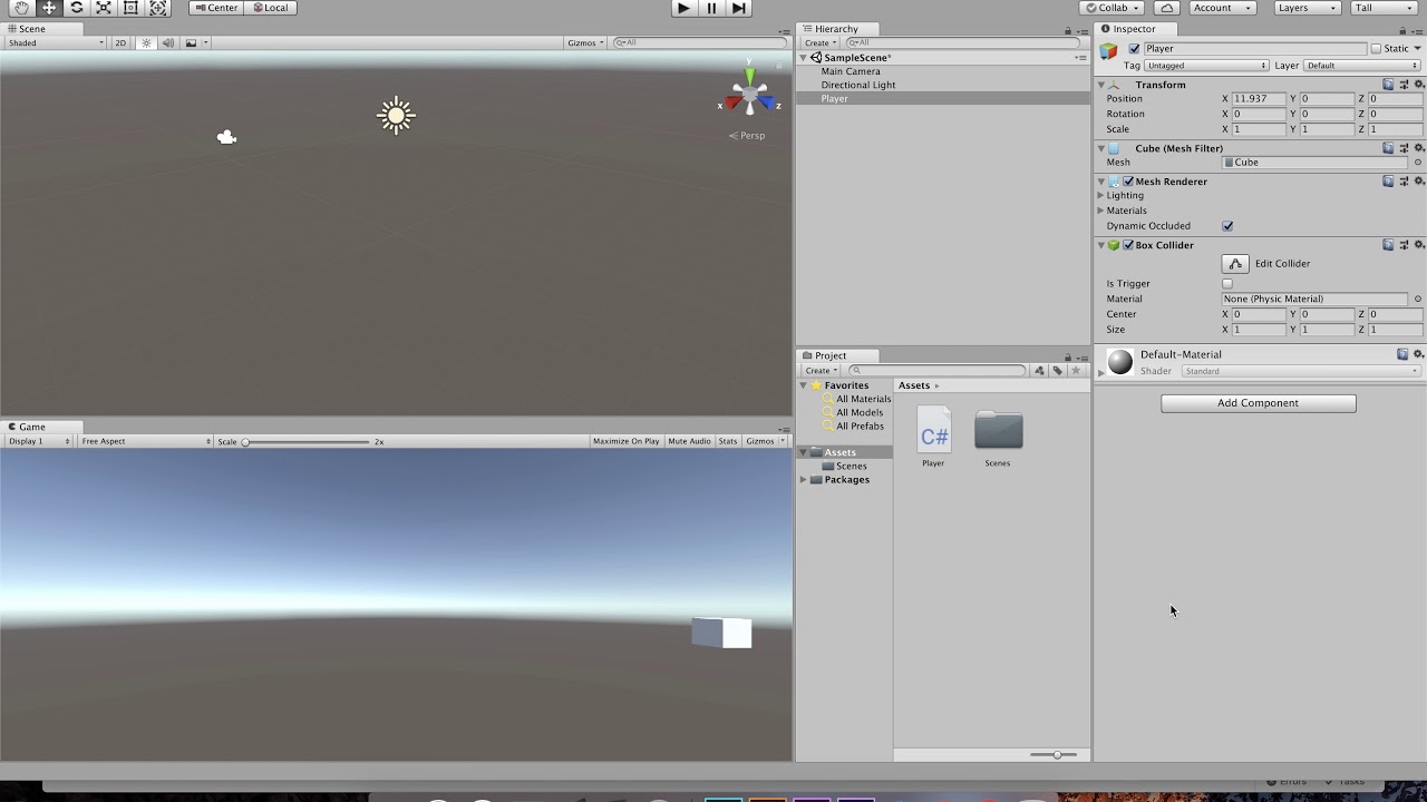 Unity3D: Change GameObject Position