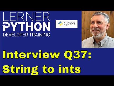 Python interview question #37: Whitespace-separated numbers