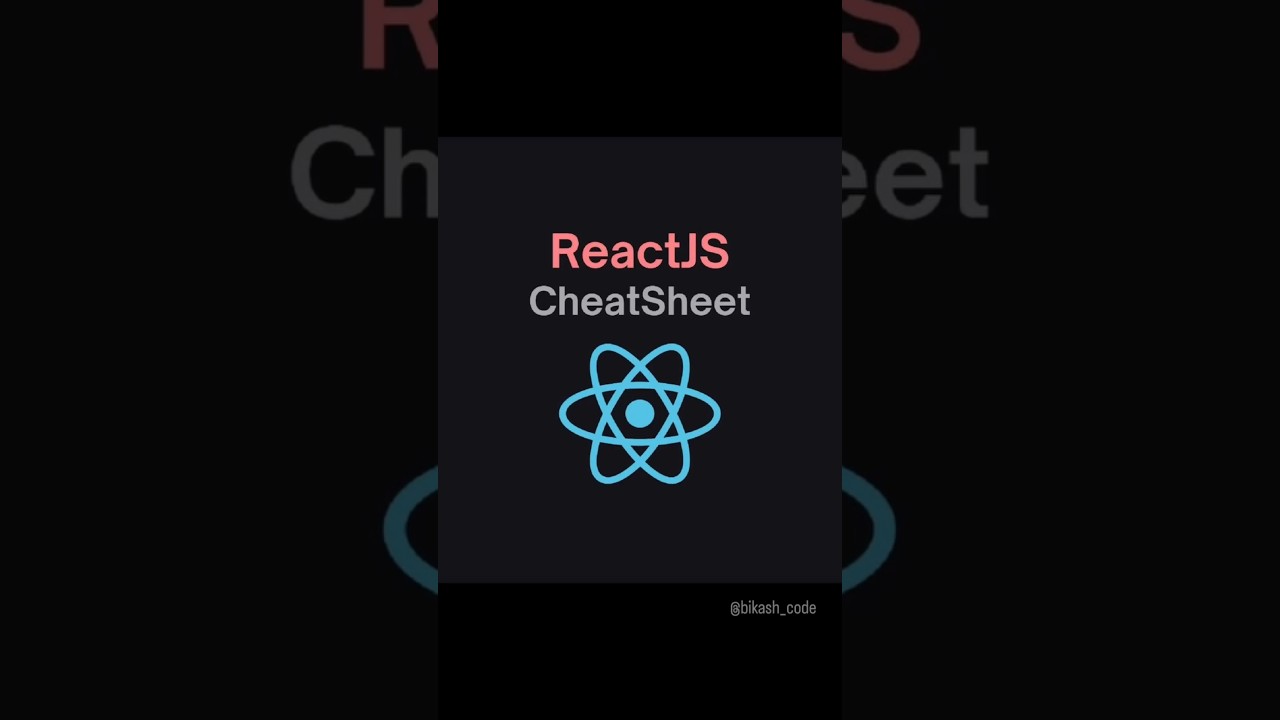 Reactjs Cheatsheet . Save it for later #webdevelopment #reactjs #frontenddevelopment #javascript