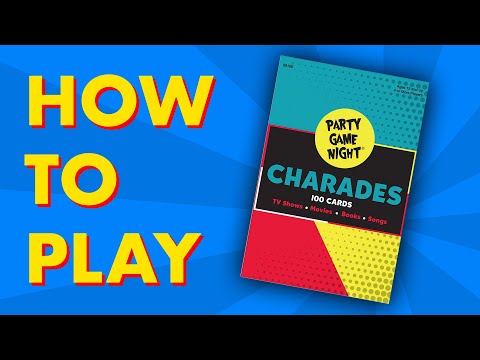 HOW TO PLAY - Party Game Night CHARADES - University Games
