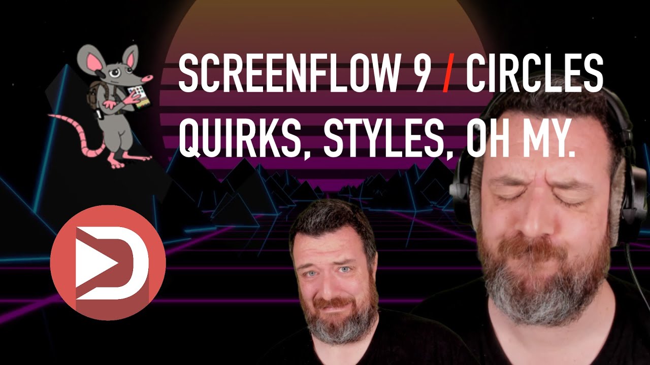 screenflow 9 templates | experiments with circles/webcam