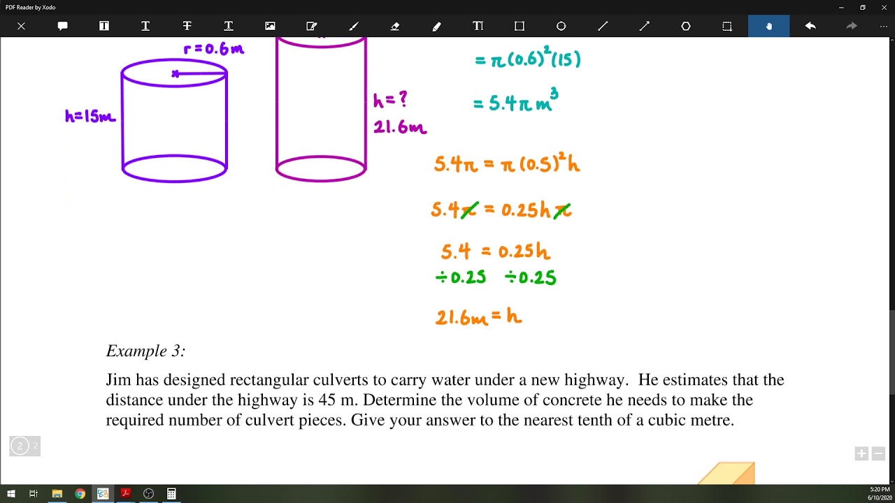 7.4 - Solving Problems Involving Prisms & Cylinders
