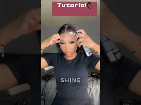 Hair:4x4/13x4 Lace Wig Short Bob Brazilian Straight Human Hair Wigs Middle Part 12inches