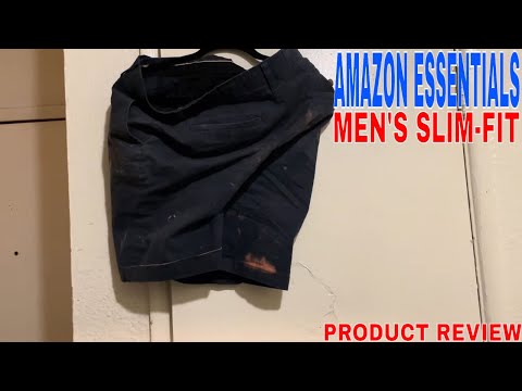 ✅ Amazon Essentials Men's Slim-fit 7" Inseam Stretch 5-Pocket Short7 🔴