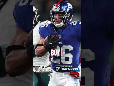 Brian Baldinger thinks Saquon Barkley Is Goen #NFL #Giants #NYG