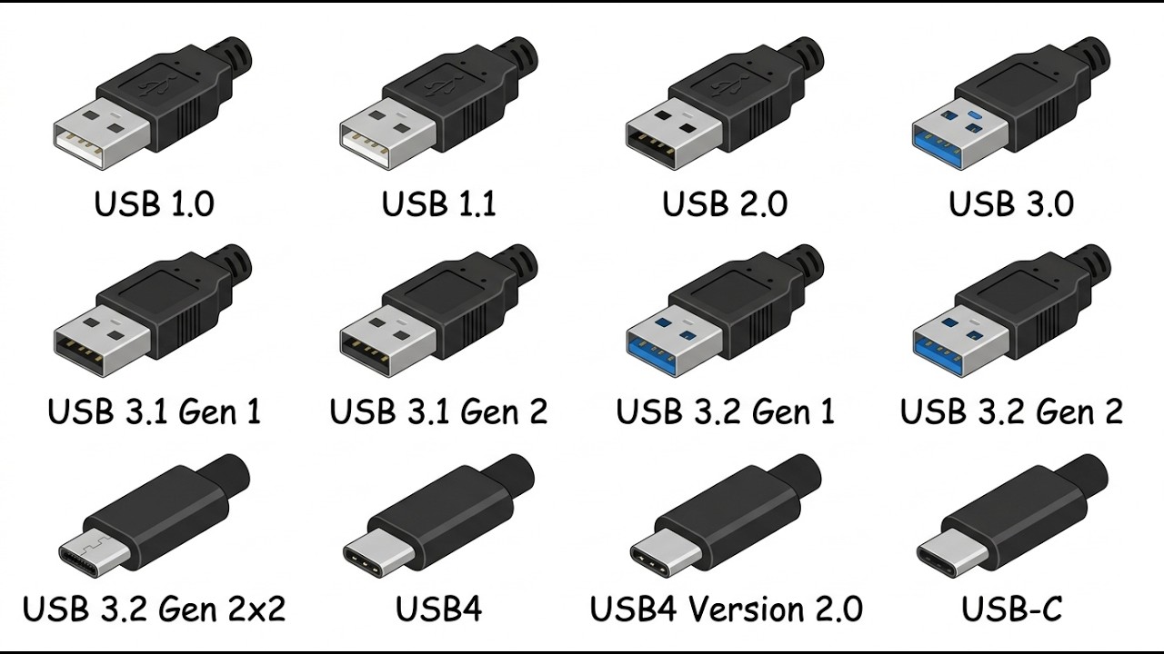 Every USB Version Explained in 3 Minutes
