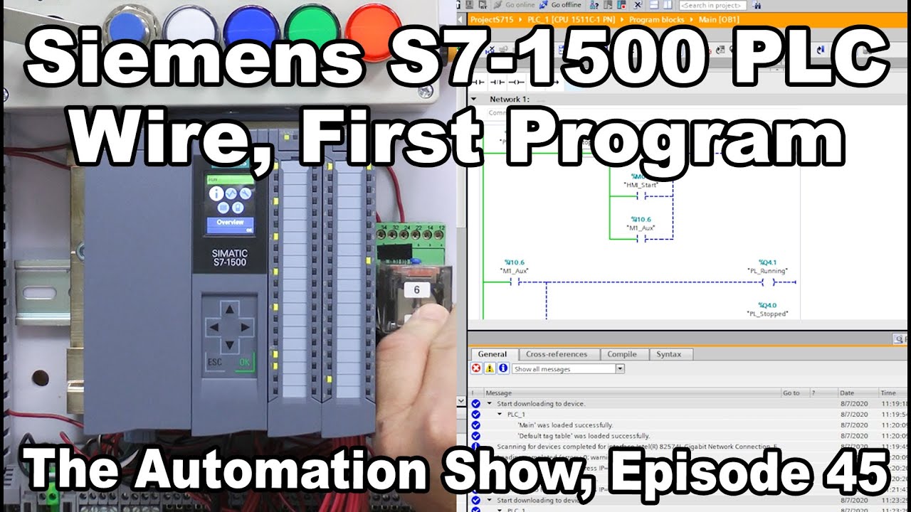 Siemens S7-1500: First Time Wiring and Programming