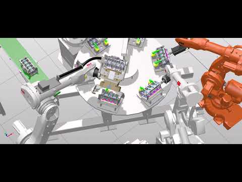 Abrotech robot cell ABB robot + IPR gripper