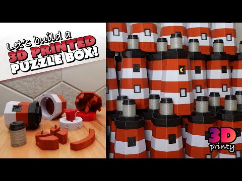 Lunar Lighthouse Puzzle Box - Bolt Version by 3d-printy - Thingiverse