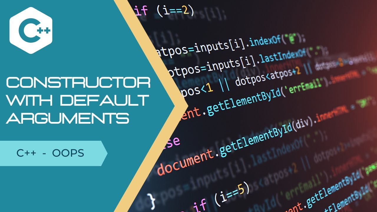 OOPS - Constructor with Default arguments
