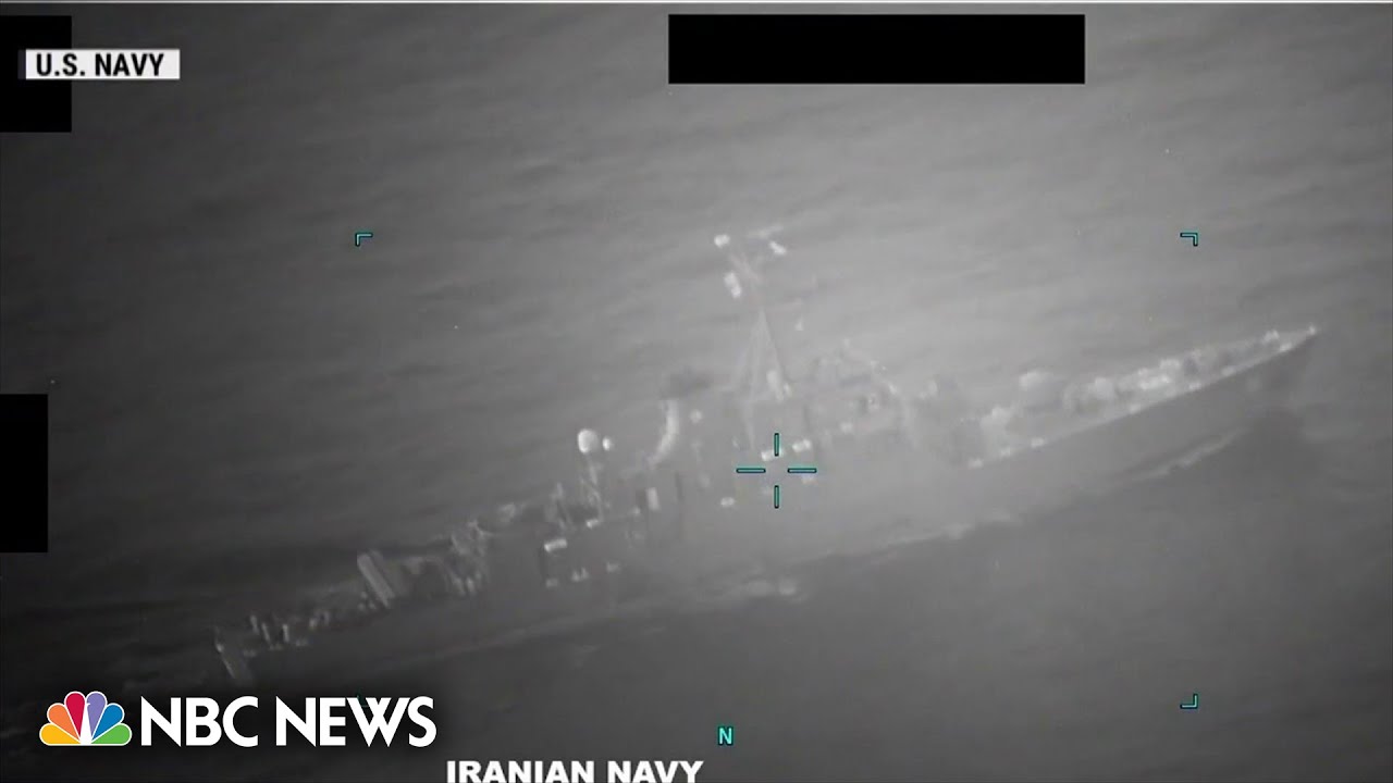 U.S. Navy prevented Iranian warships from seizing two oil tankers in international waters