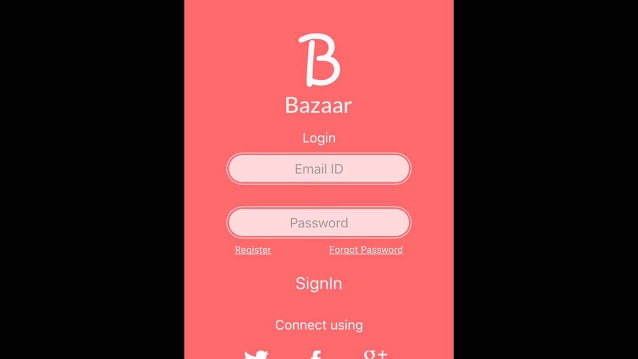 IonicBazaar Demo