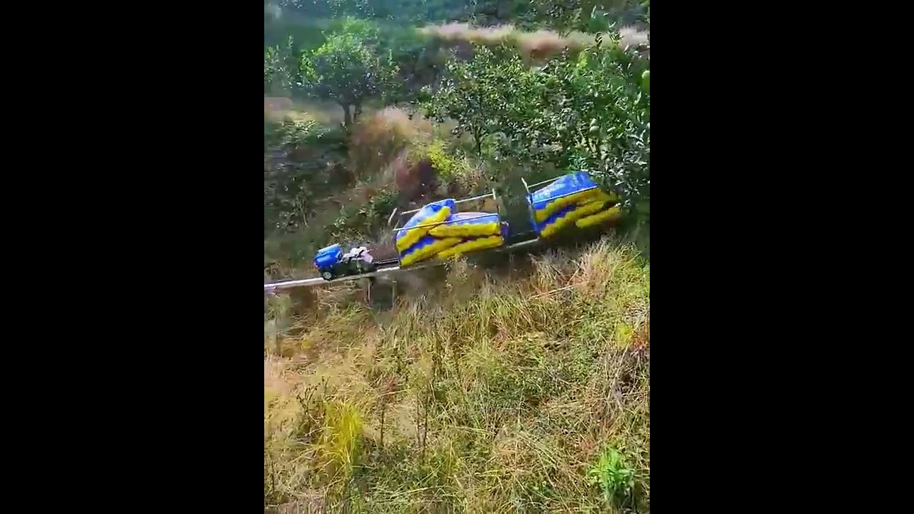 Mountain monorail transportation equipment- Good tools and machinery make work easy