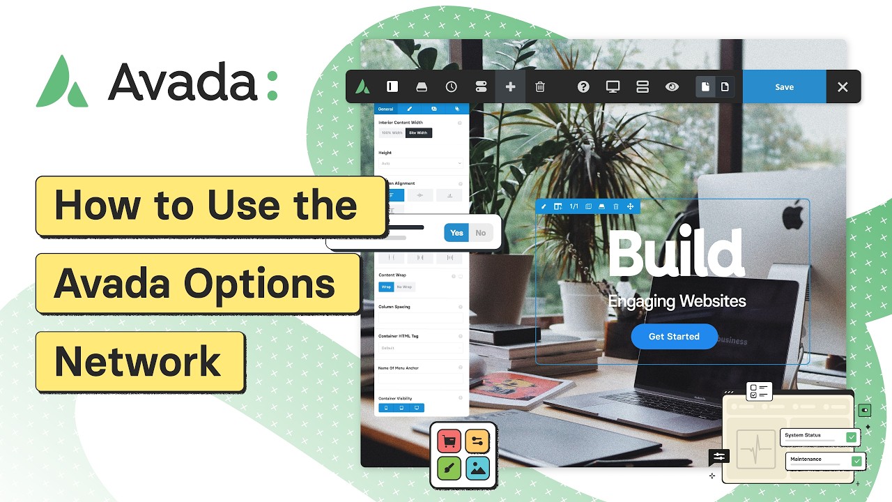 How to Use the Avada Options Network