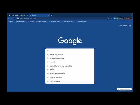 How to install Python & PyGame on a Mac!