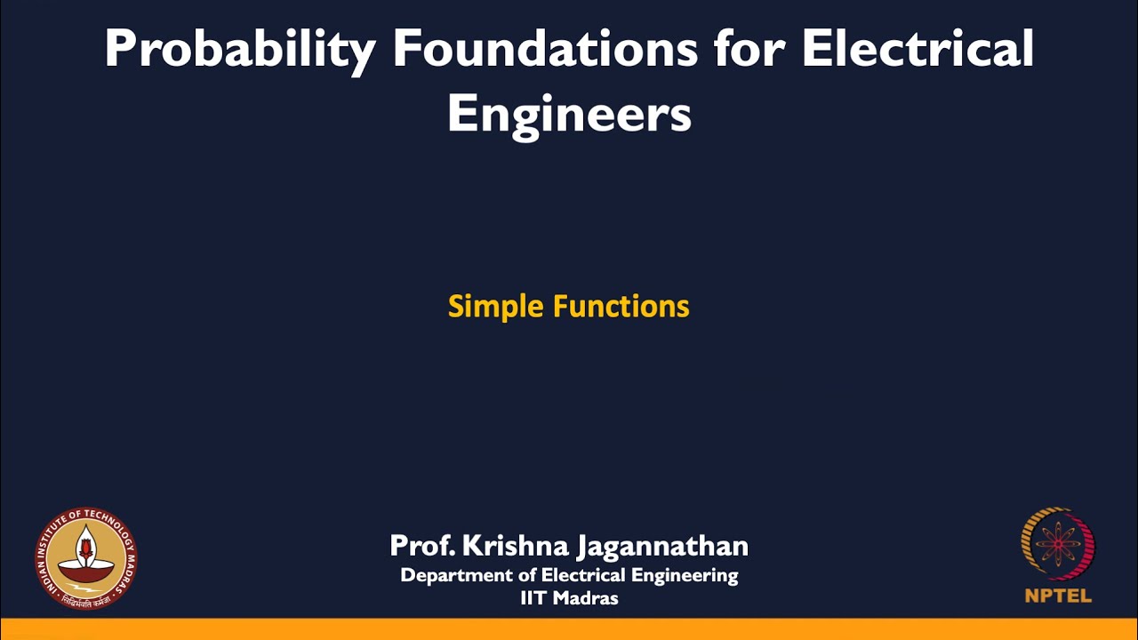 mod07lec55 - Simple Functions