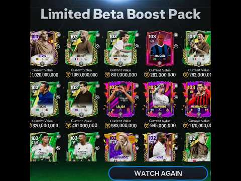 Beta Boost Pack FC MOBILE 🤯🎁 #fcmobile #fifamobile #eafc25 #fifa