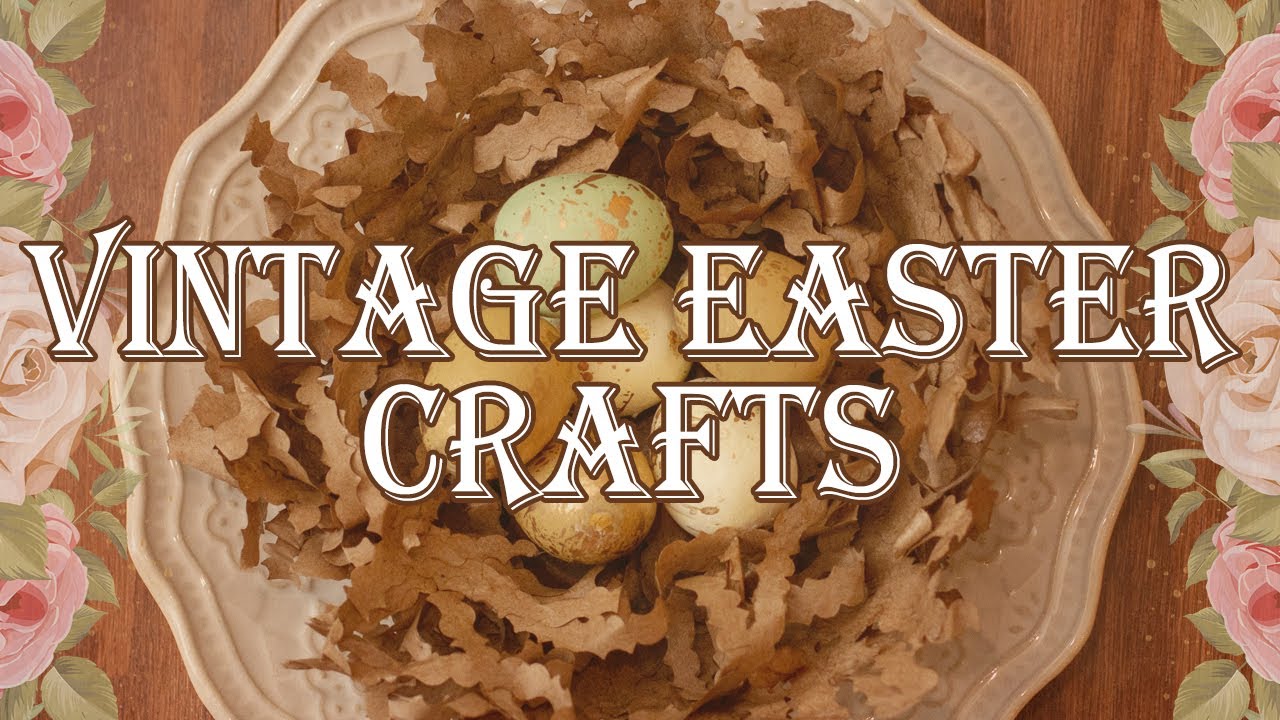 Vintage Style Easter Crafts / Spring Cottage Dollar Tree DIYs