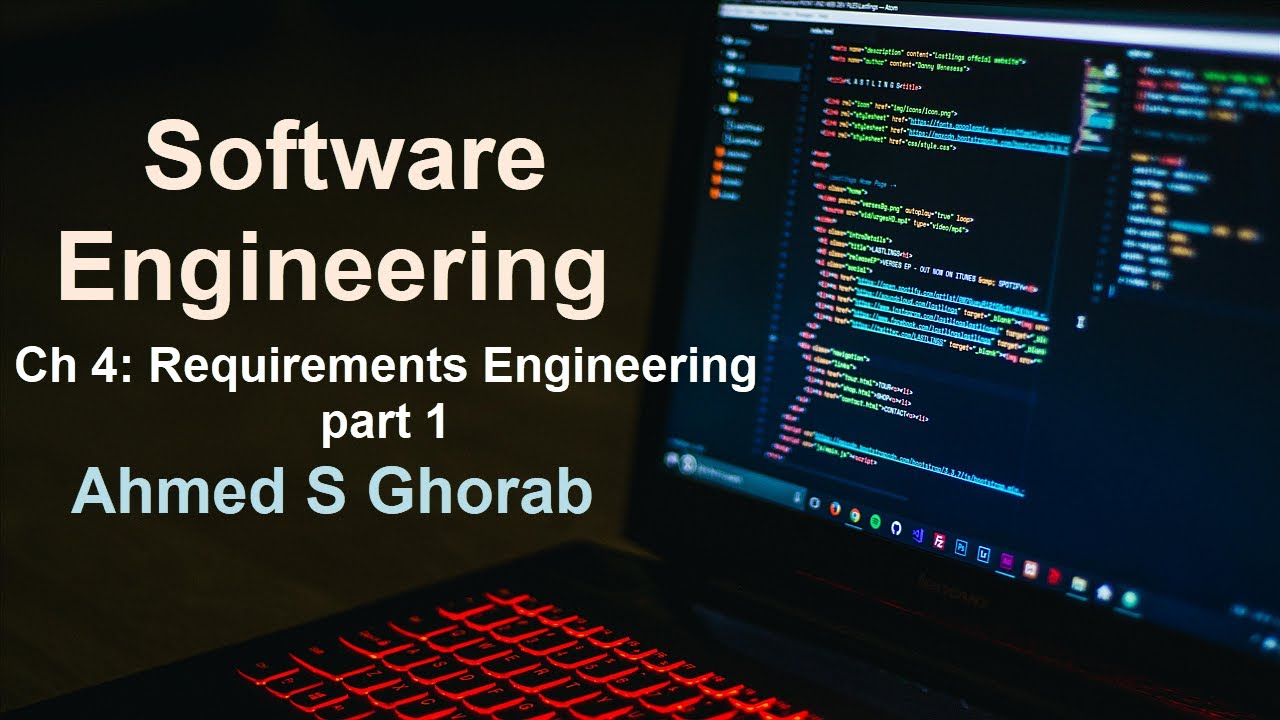 Ch. 4 : Requirements Engineering, part 1