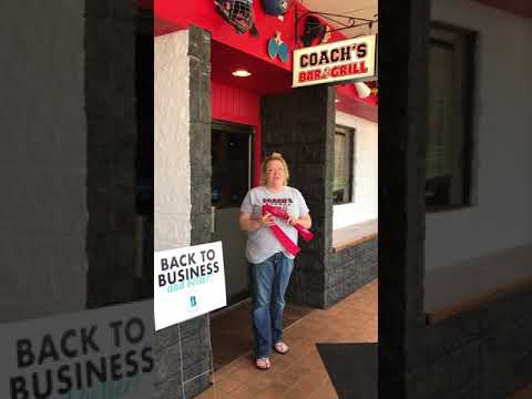 Back to Business & Better Campaign - Coach's Bar & Grill in Beloit