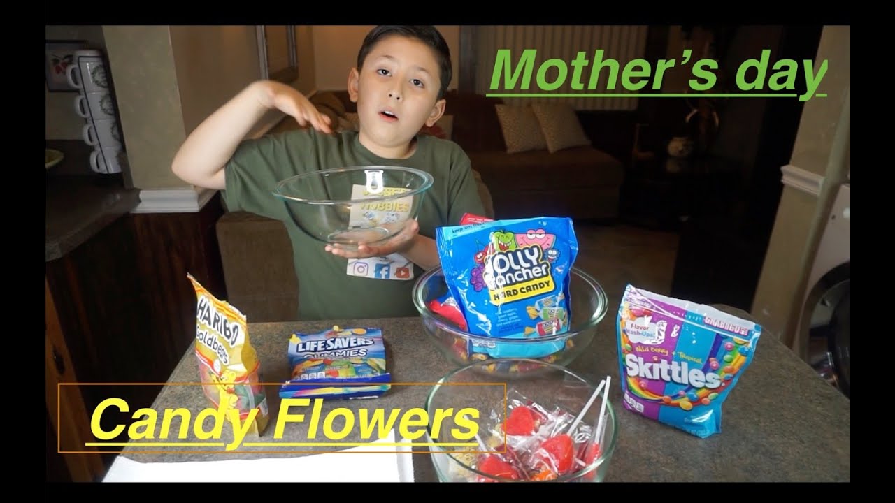 Candy Flowers for Mother's Day