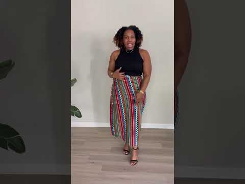 Made an easy wrap skirt with Sew It Academy PDF pattern! #learntosew #sew #sewing #sewist #fashion
