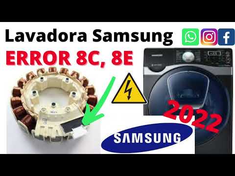ERROR 8C,8E LAVADORA SAMSUNG