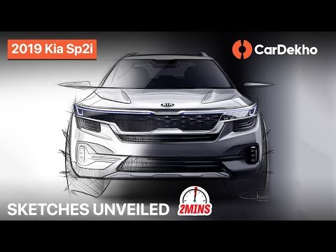 Kia SP2i 2019 SUV India: Design Sketches Unveiled | What To Expect? | CarDekho.com