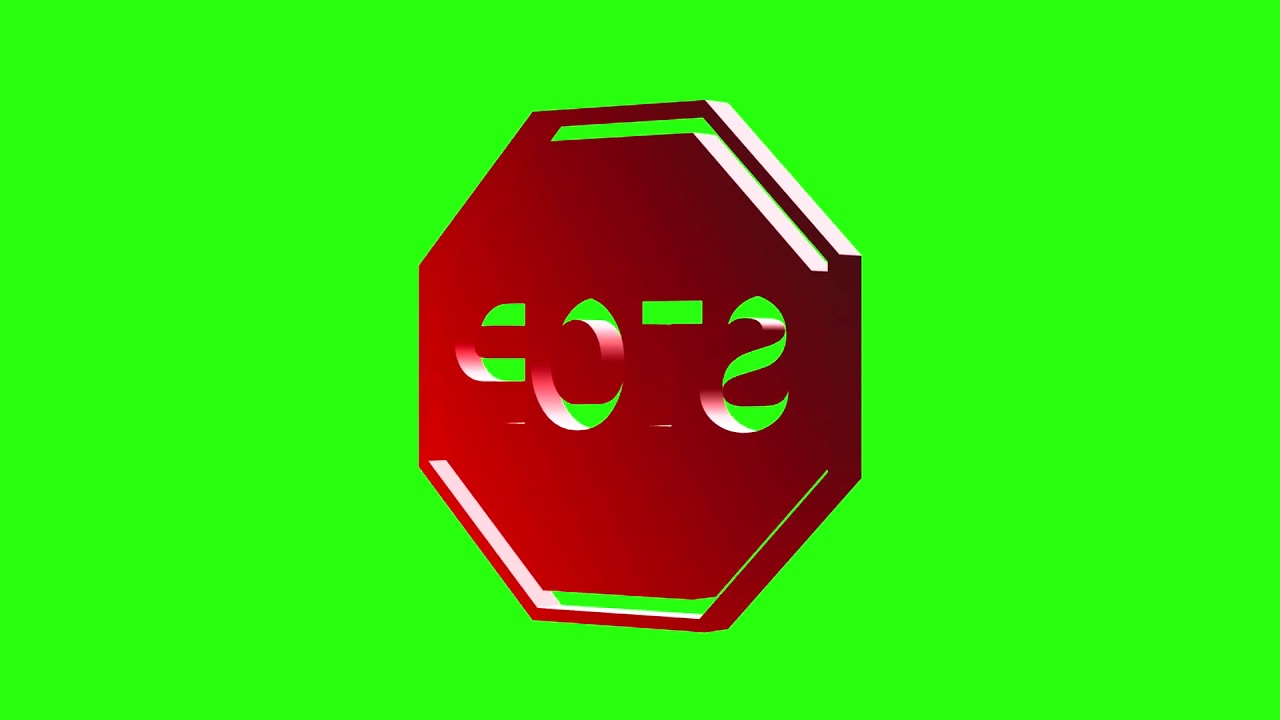 STOP Green Screen / Stop Chroma Key Animation
