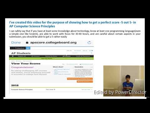 How to score a 5 in AP Computer Science Principles (AP CSP) - learn AP Computer Science