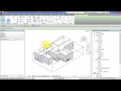 Module 6: Unit 9: Revit Architecture: Section Boxes Video Lecture - Design Softwares